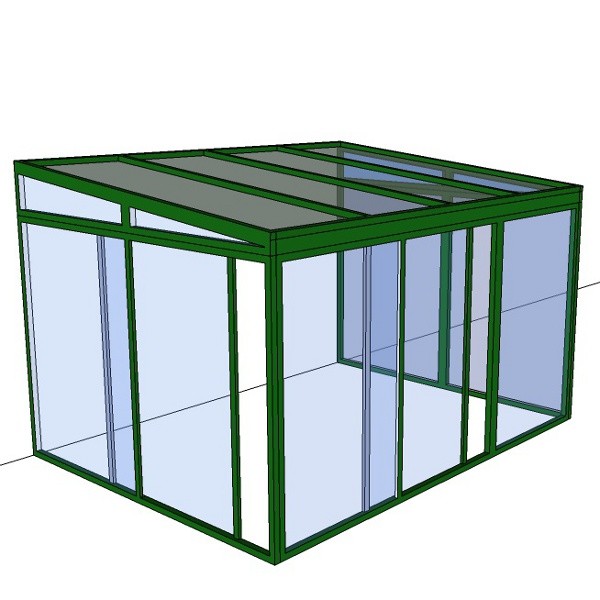 Véranda en Kit - Isolation renforcée - 6 m x 3 m - Veranda en kit ...