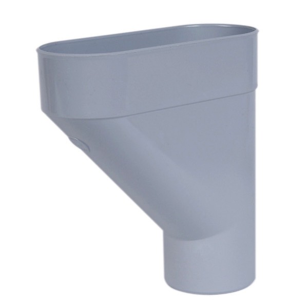 Jambonneau PVC pour Gouttière Gris Nicoll, d 80 cm - toiture-online.com
