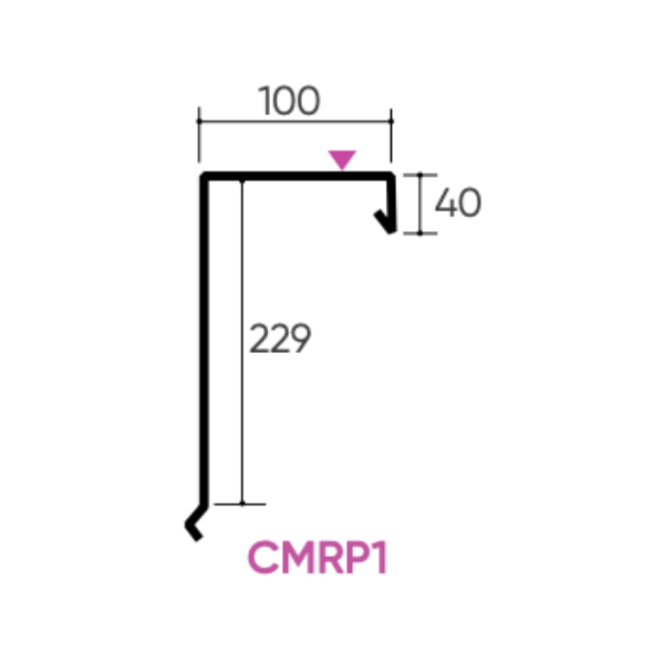 Rive Pignon Mauka® Line CMRP1 130x2100 D220 8905 - toiture-online.com
