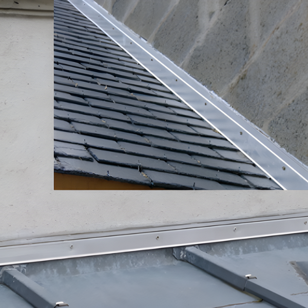 Bande Solin Alu H70 Joint mousse, 3m - toiture-online.com