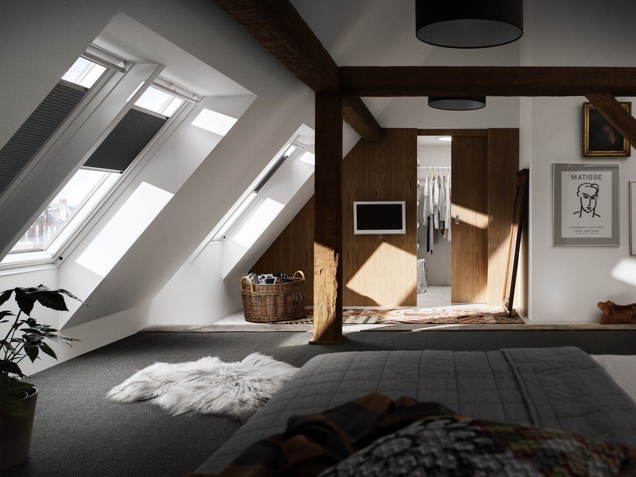 Store Velux Occultant et Tamisant FHC CK02 1047 (Noir) - toiture-online.com
